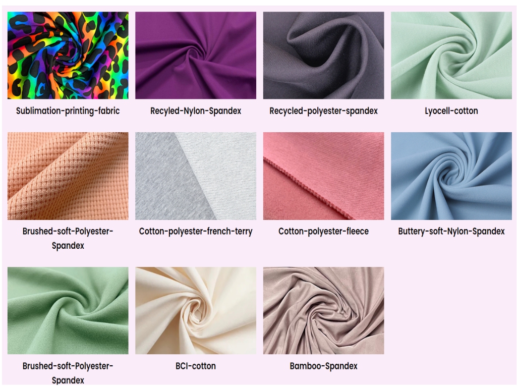 Premium Fabric Selection for Custom Embroidery & Apparel